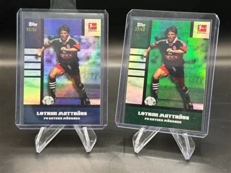 TOPPS LOTHAR MATTHÄUS Lothar Matthäus SET numerato FC Bayern Leg EUR