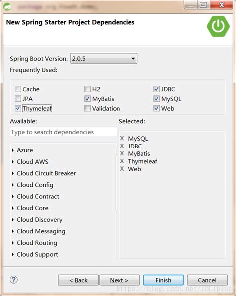 使用sts创建springboot整合mybatismysqlmaven项目搭一个项目 Springbootmybatisplus