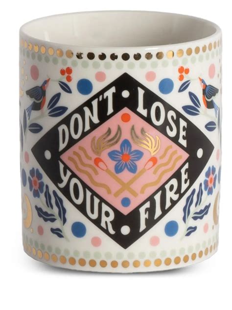 Bitossi Home Dont Lose Your Fire マグ 9cm X 10cm ホワイト Farfetch Jp