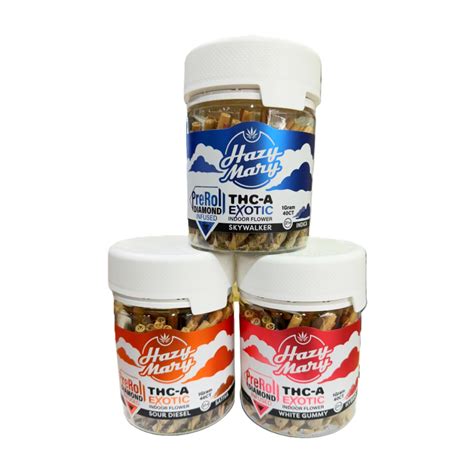 Hazy Mary Thc A Diamond Infused 1g Prerolls 40ct Hoosier Wholesale