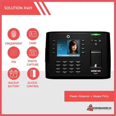 X401 Mesin Absensi And Akses Door Fingerprint Pt Akses Mandiri Indonesia