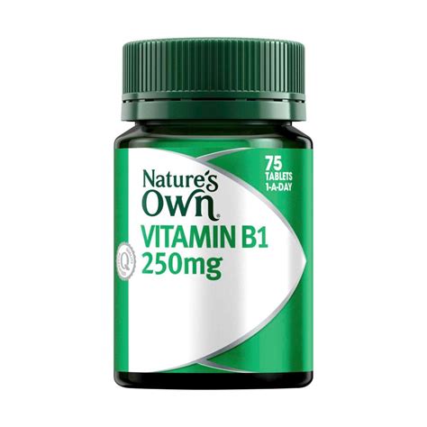 Buy Natures Own Vitamin B1 For Energy 75 Pack Coles