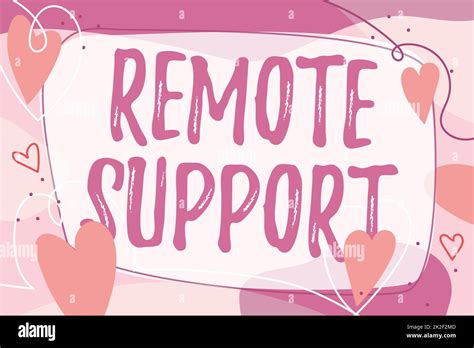 Text Showing Inspiration Remote Support Business Approach Help