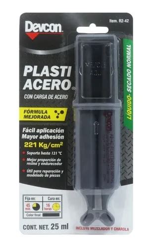 Adhesivo Plastiacero Líquido Jeringa Devcon R2 42 17100200 Meses Sin