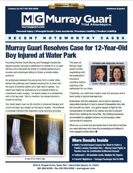 Case Write Ups Fall 2020 Murray Guari Perry Trial Attorneys