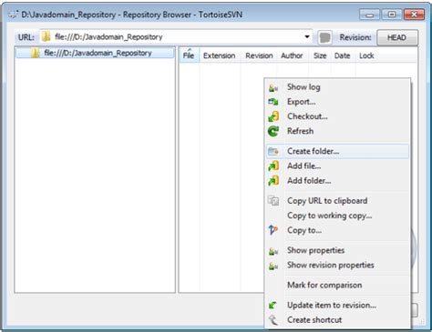 Creating A Svn Repository Using Tortoisesvn Step By Step Explained