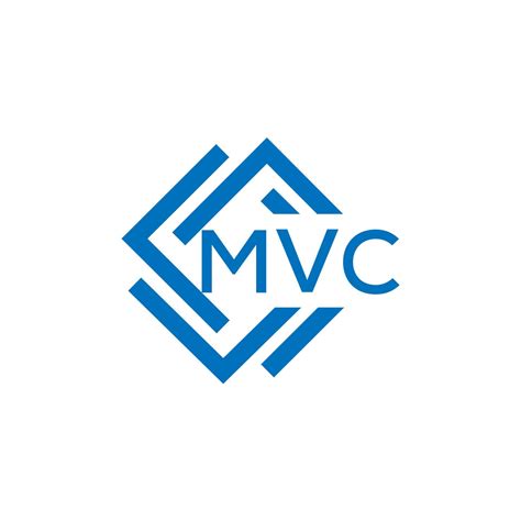 Mvc Letter Logo Design On White Background Mvc Creative Circle Letter