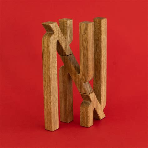 Typographic Art Objects Alef Objects