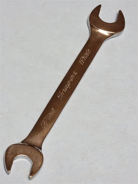 【やや傷や汚れあり】17mm 19mm スナップオン オープンエンドレンチ Svom1719 中古品 約216cm Snapon