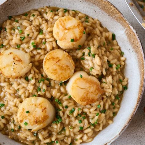 Pan Seared Scallop Risotto Daens Kitchen