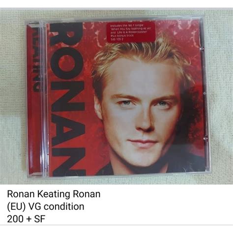 Unsealed Ronan Keating Ronan Cd Shopee Philippines