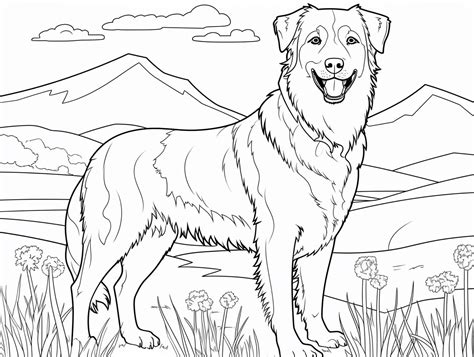 Color Your Aussie Friend Coloring Page