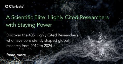 Highly Cited Researchers Evaluation And Selection 2024 Clarivate