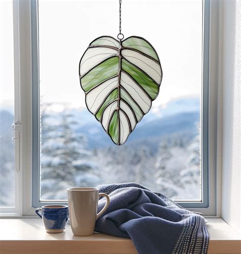 Leaf Stained Glass Patterns Monstera Leaf Stained Glass Workshop