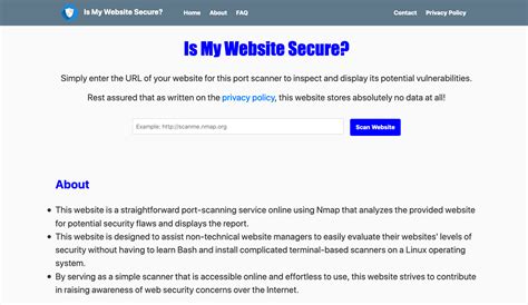 GitHub HarryCha Is My Website Secure Website To Scan Other Websites