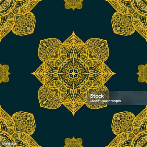 만다라 빈티지 장식 요소 일러스트 화려한 부족 장식품 이슬람 터키어 아랍어 인도 오스만 패턴 직물이나 종이에 인쇄에 적합한 민족 만다라와 원활한 패턴 타일 0명에 대한 스톡