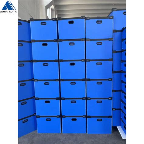 Waterproof Eco Friendly Pp Plastic Corrgated Packing Storage Turn Over Tote Box Pp Hollow