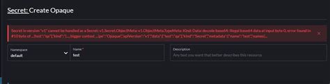 Unable To Create Secrets In Node Driver Cluster · Issue 5668 · Rancher