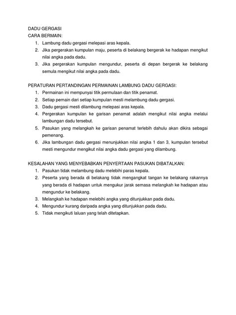 Permainan Baling Dadu Gergasi Pdf