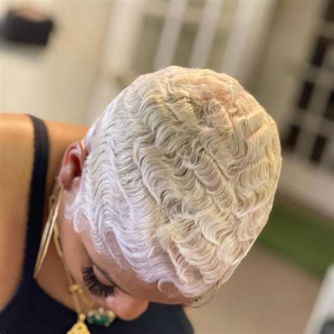 Pin By Shondra Ulmer On Pixie Goals Finger Waves Short Hair Short