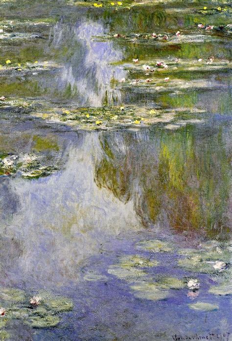 1153 莫奈高清油画绘画作品JPG格式 Claude Monet Paintings 1525 paintings Water