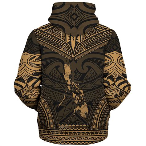 Philippines Sherpa Hoodie Philippines Cheif Tattoo Patterns Style