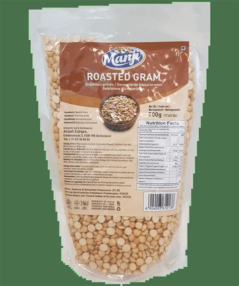 Manji Geroosterde Kikkererwten 500 G Indian Food Store