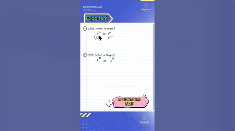 Exponent Maths Shorts Exponents Maths Youtube