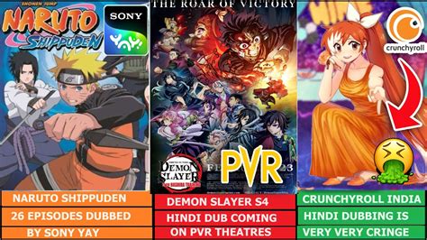 Finally Naruto Shippuden 26 Episodes Dubbed By Sony Yay And Demon Slayer