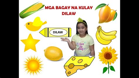 Mga Bagay Na Kulay Dilaw Coloring Vrogue Co