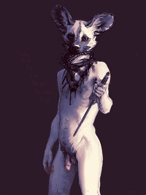 Rule 34 African Wild Dog Animal Head Anthro Blood Bodily Fluids Canid