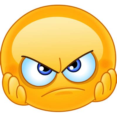 Grumpy Emoji Clip Art