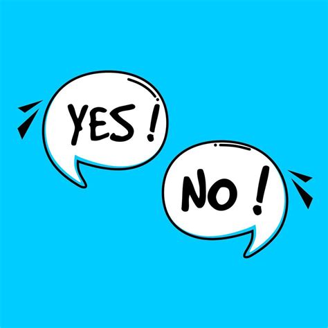 Yes Bubble Logo Speech Bubble Cartoon Yes Symbol High Res Vector