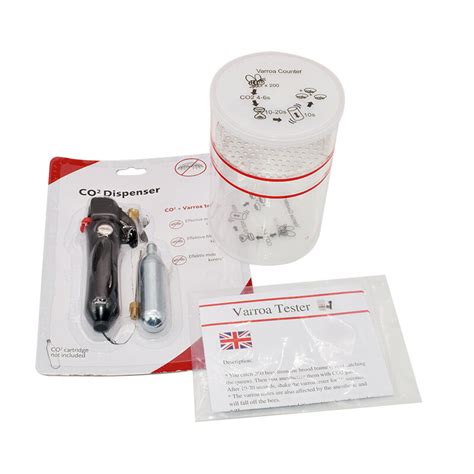 Beekeeping Beehive Varroa Tester With Co2 Varroa Mite Test Bottle