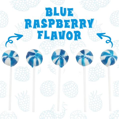 Blue Lollipops 2 Pounds 90 Lollipops Blue Raspberry Flavor Bab
