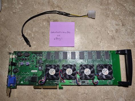 Rare 3dfx Voodoo 5 600 Prototype Graphics Card With Four Gpus Auctioned