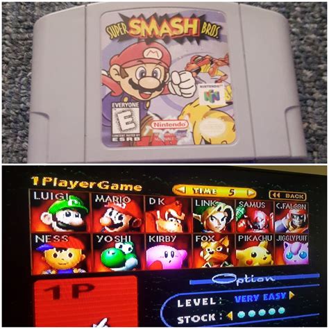 Super Smash Bros Characters N64