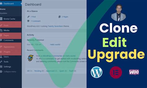 Clone Edit And Upgrade Your Wordpress Site Fast By Moonshaw Fiverr