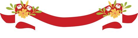 Indonesia Ribbon Flag With Flowers Illustration 21521711 Vector Art At