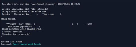 Create A New Ims Package From A Loaded Mf6 Model · Issue 870 · Modflowpyflopy · Github