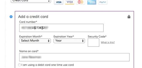The ‘credit Card Number Field Must Allow And Auto Format Spaces 80