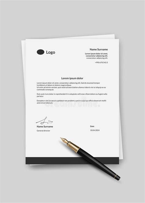 Official Document Design Stock Illustrations 16620 Official Document