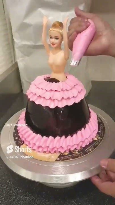😃😃😃🥰🥰🤩🤩new Cacke Video Doll Cake Design Cake Shortsvideo Youtubeshor Viral Youtube