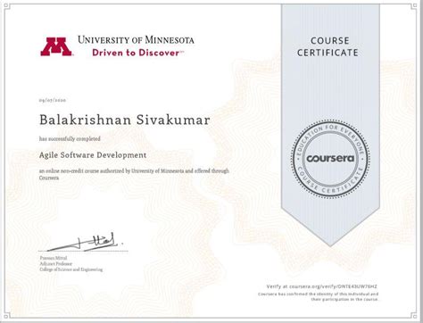 Balakrishnan Sivakumar On Linkedin Capgemini Coursera Agiletraining