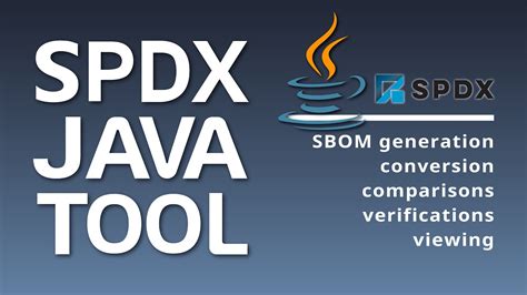 Tool Review Spdx Java Tool Youtube