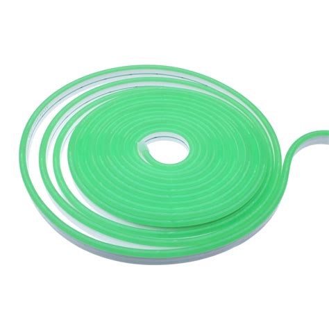 Led Neon Flex Side Green 12v 8wm 120ledsm 6x12mm Green Cineleds