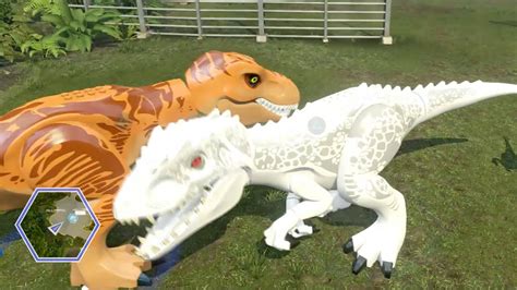 Lego Jurassic World All Dinosaurs Unlocked And Used Free Roam