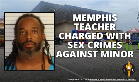 Memphis Teacher Charged With Sex Crimes Against Minor Tennessee Conservative