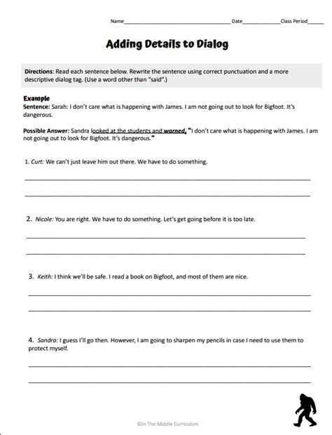Practice Punctuating Dialog Made By Teachers