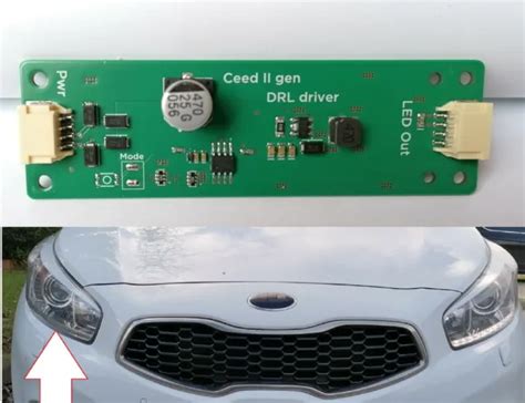 kia ceed jd led driver drl controller scheda per riparazione luci